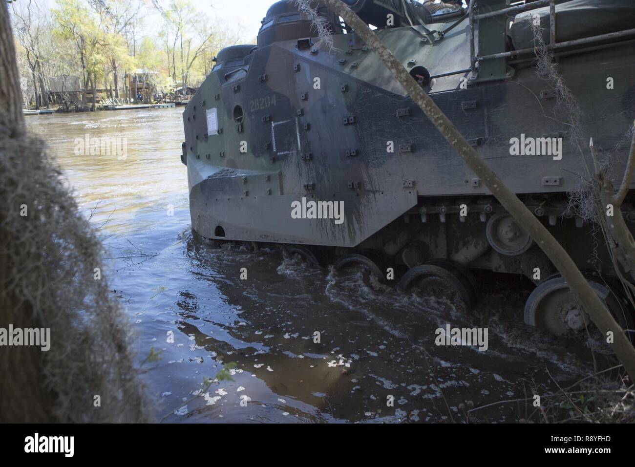 U.S. Marines with Company B, 2nd Assault Amphibian Battalion, 2nd ...