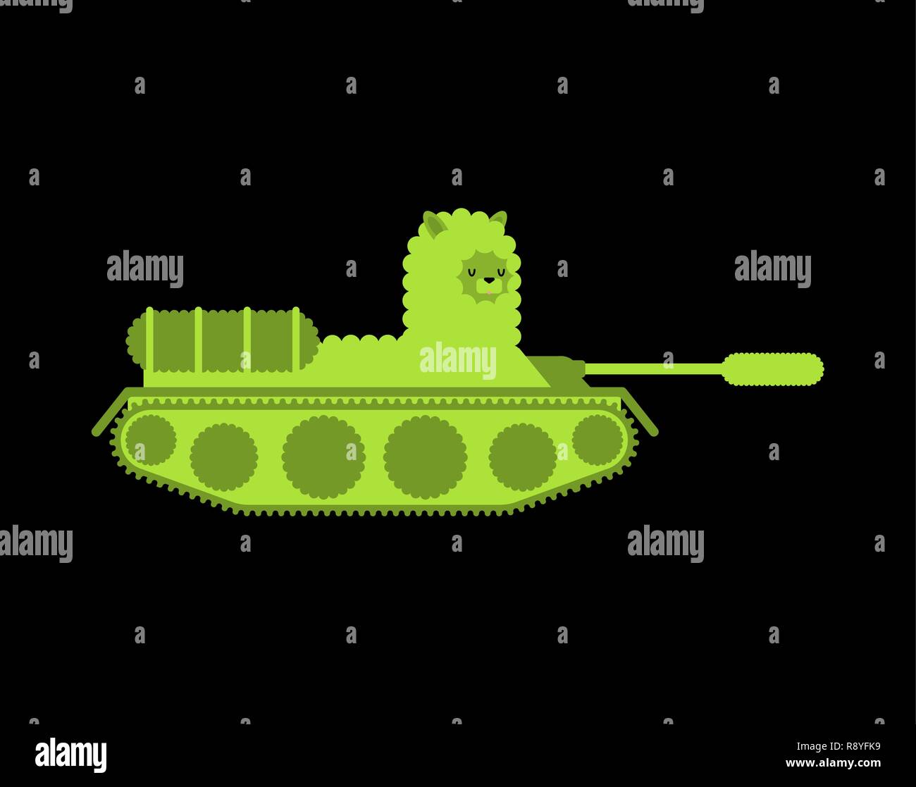 Tank sherman Stock Vector Images - Alamy