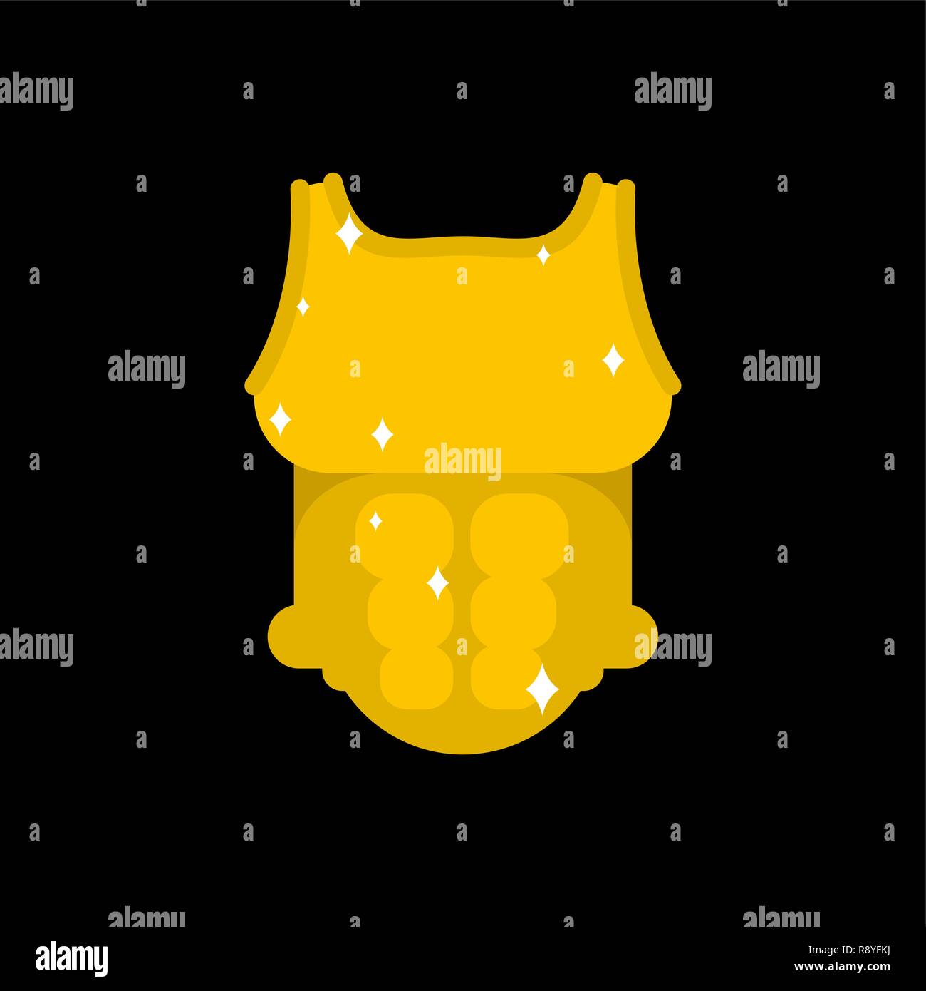 Gold armor knight king. Golden royal armour. medieval Gilded Body ...