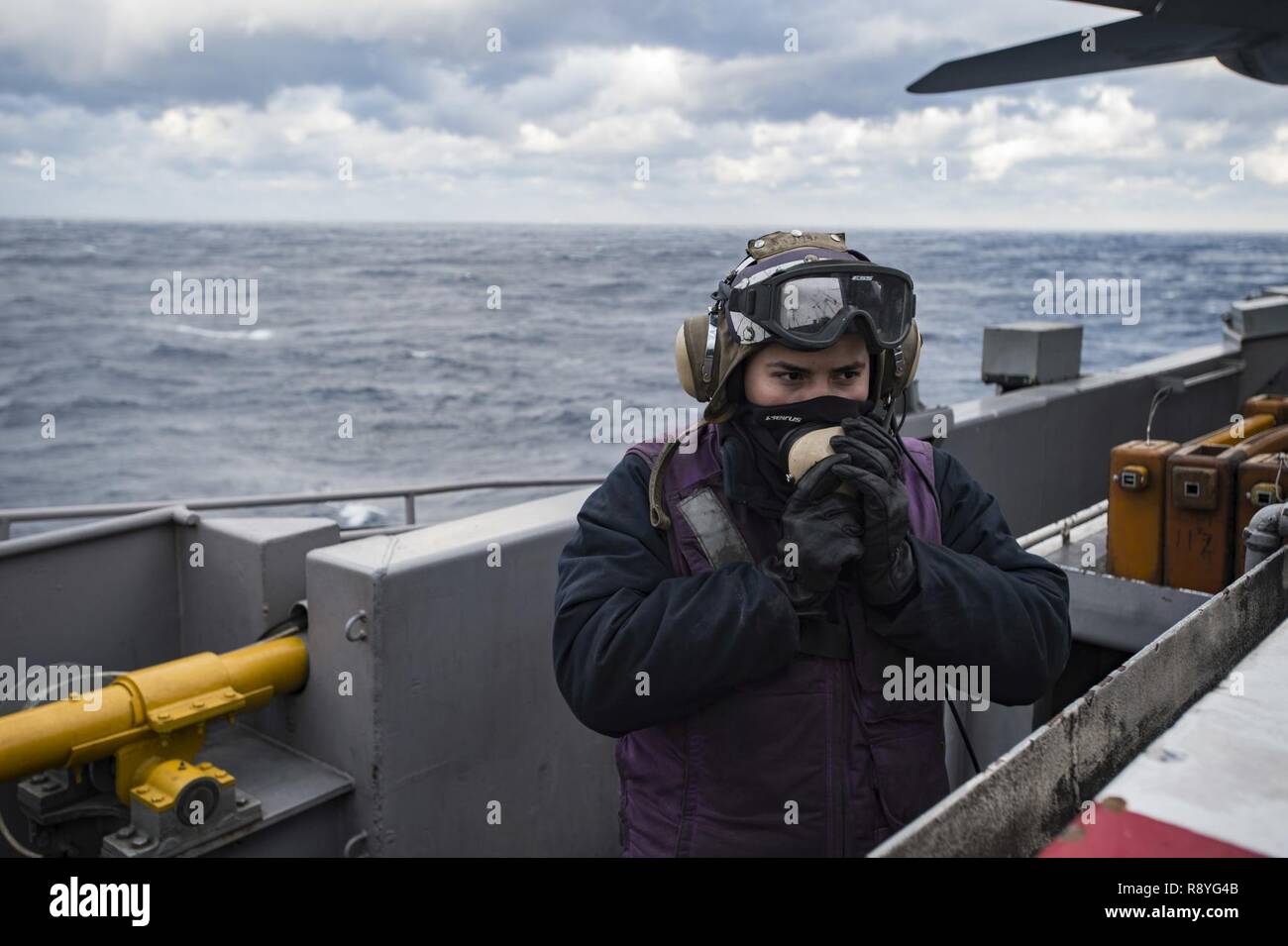 ATLANTIC OCEAN (March 15, 2017) Aviation Boatswain’s Mate 3rd Class ...