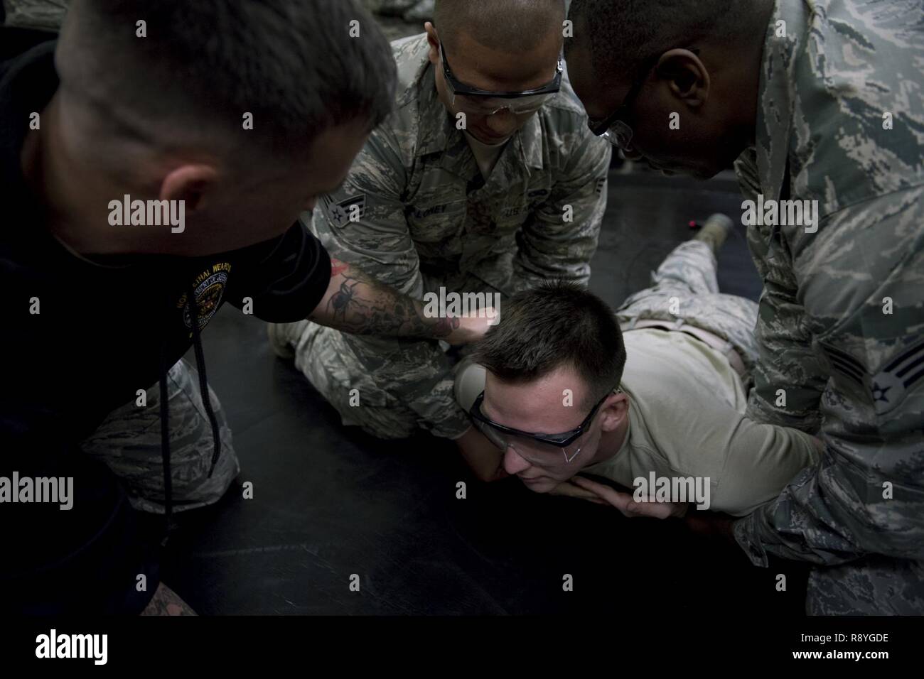 Less lethal weapons hi-res stock photography and images - Alamy