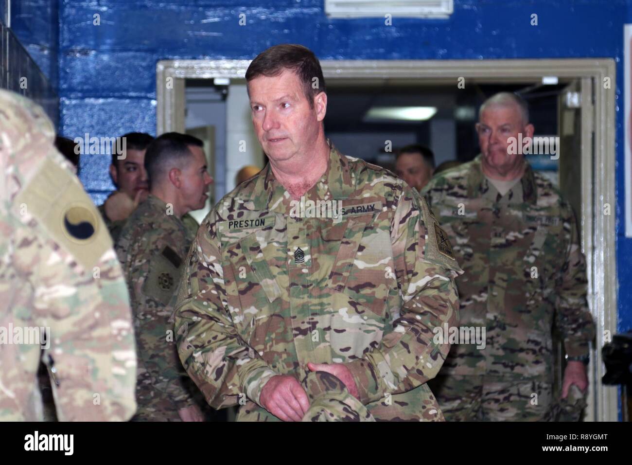 Retired Sgt. Maj. of the Army Kenneth Preston joins other disable Army ...