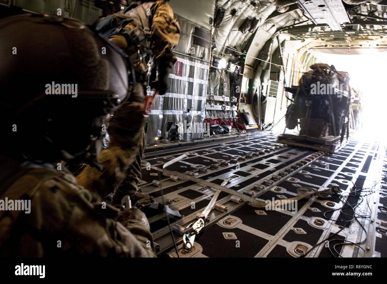 Loadmasters assigned to the 9th Special Operations Squadron, Cannon Air ...