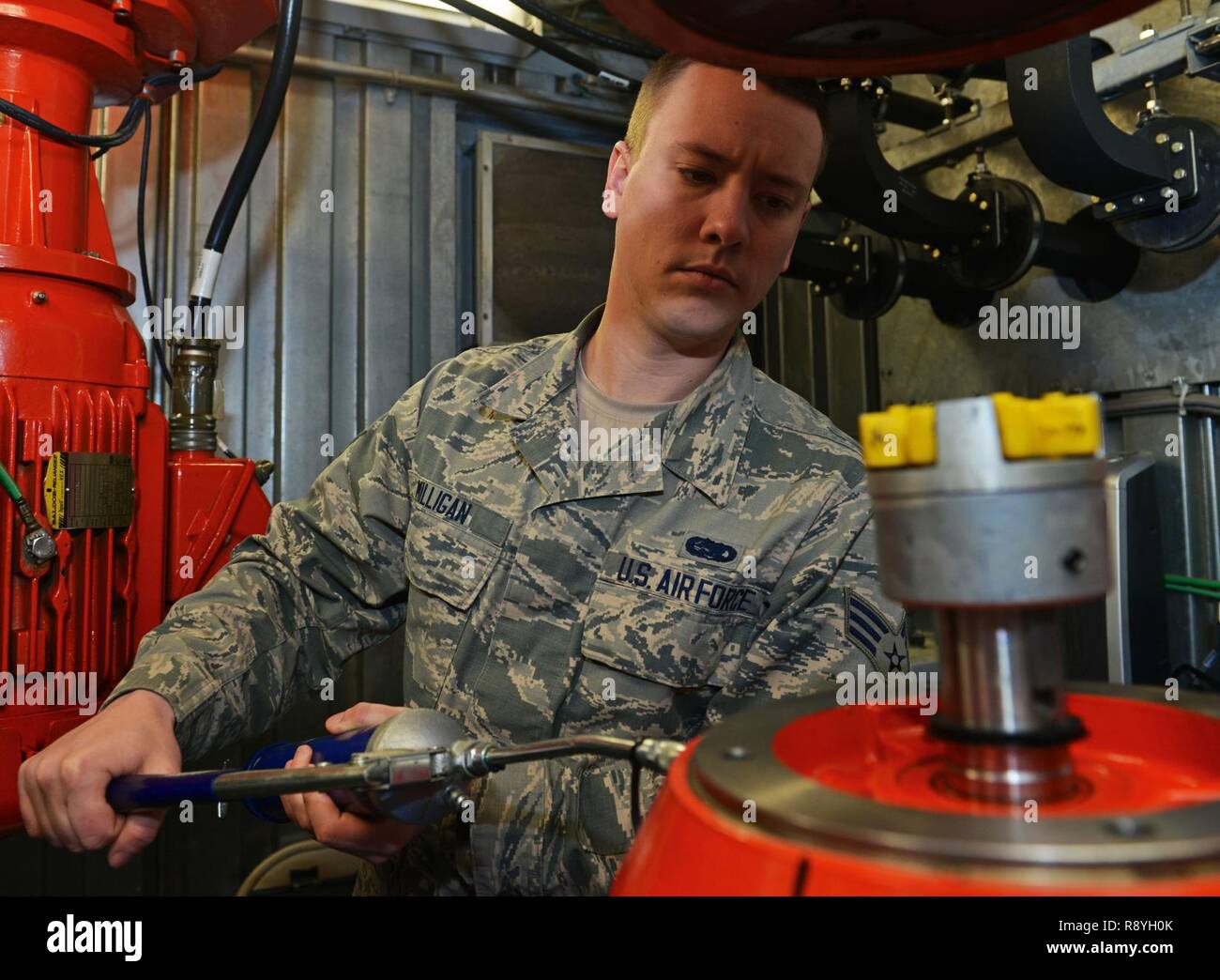 U.S. Air Force Senior Airman Brendan Milligan, 20th Operations Support ...