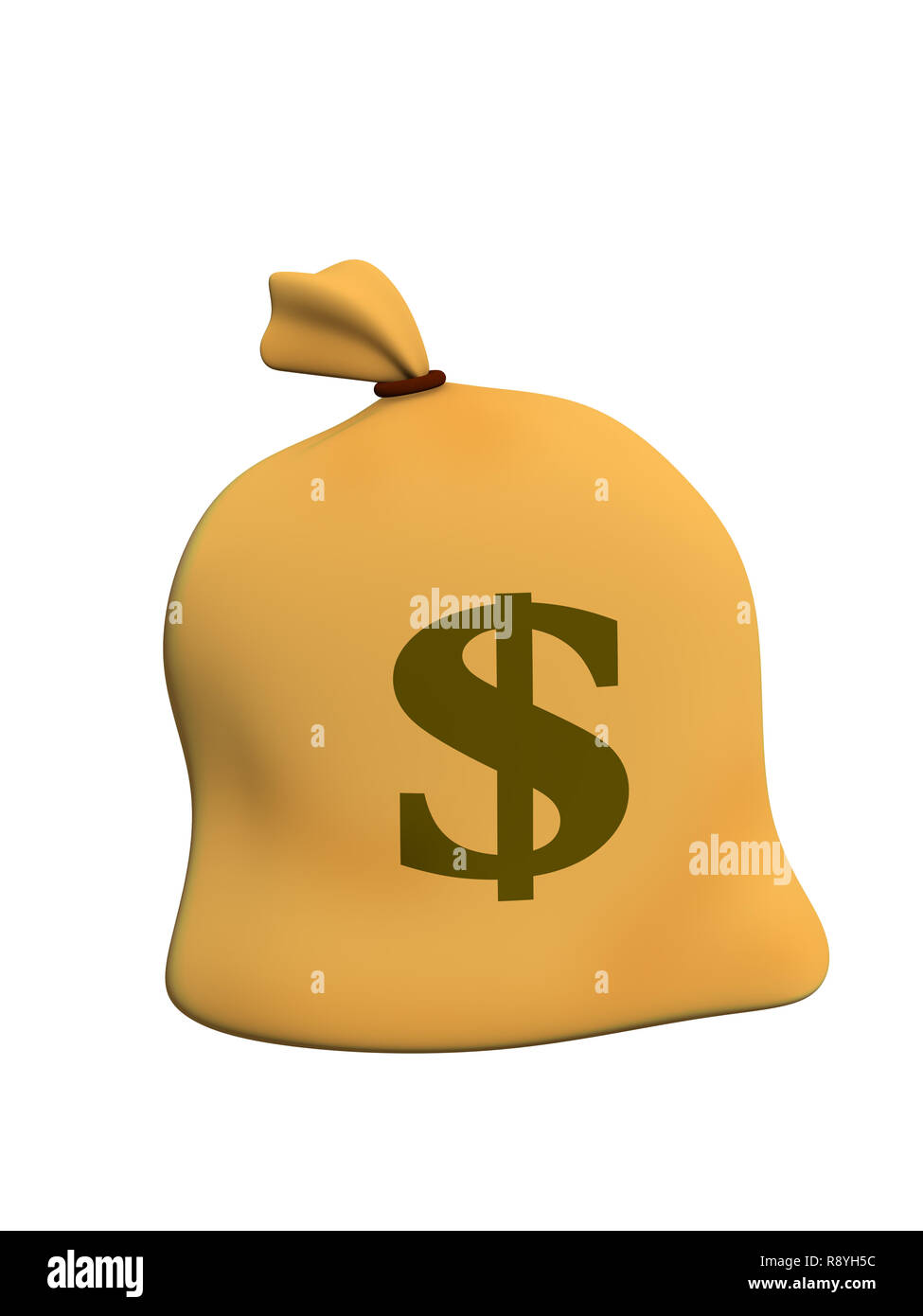 Cartoon money bag Cut Out Stock Images & Pictures - Alamy