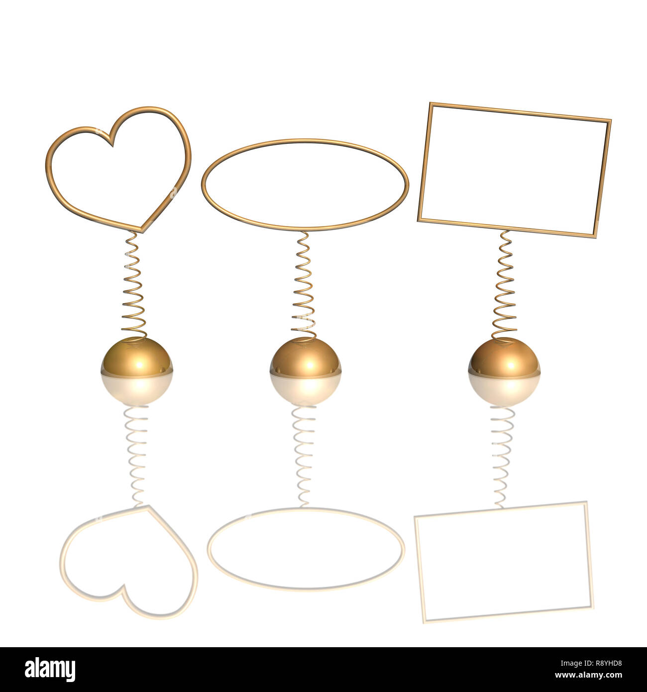 Beautiful metal objects Cut Out Stock Images & Pictures - Alamy
