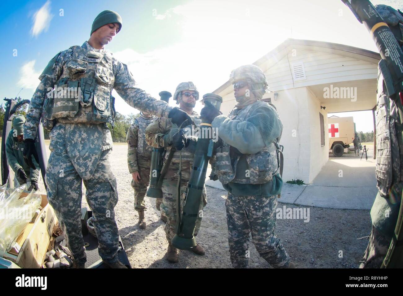 Soldiers with 122nd Aviation Support Battalion, 82nd Combat Aviation ...