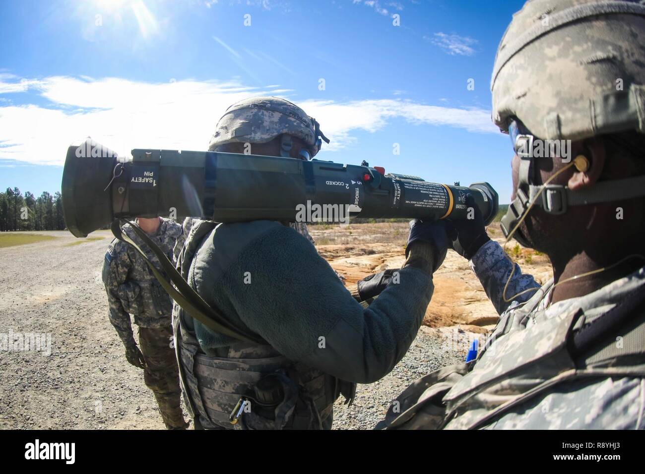 A soldier with 122nd Aviation Support Battalion, 82nd Combat Aviation ...