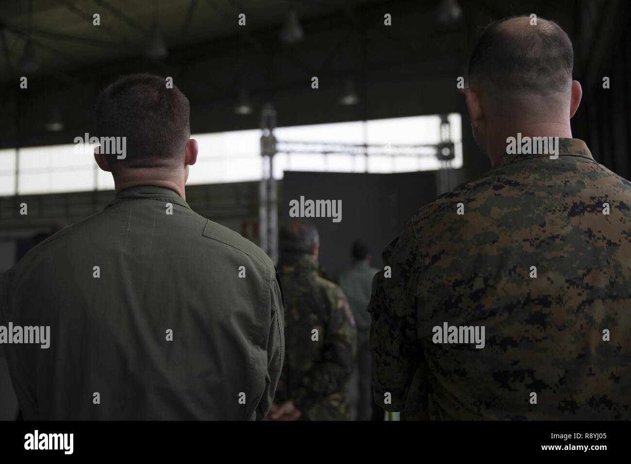 Lt. Col. Greig T. Gehman, left, and Sgt. Maj. Richard A. Slider, both ...