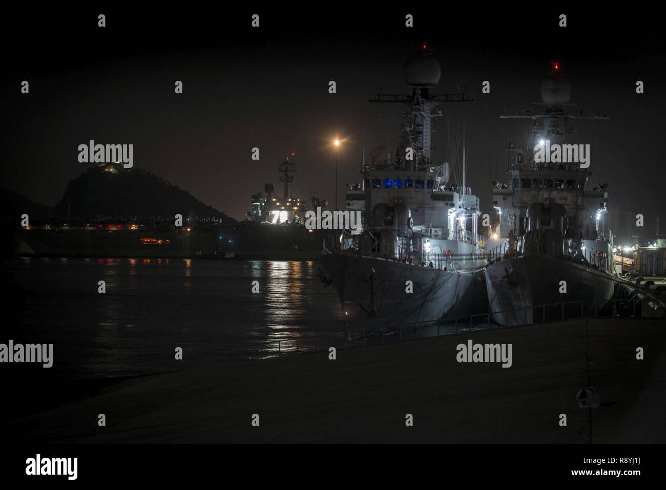 BUSAN, Republic of Korea (March 15, 2017) The Pohang class corvette ...