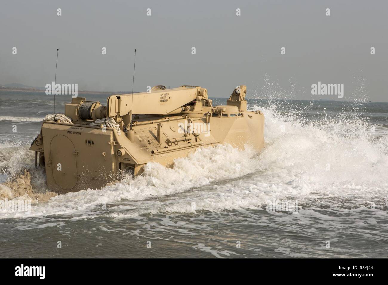 U.S. Marines with Combat Assault Battalion, GS Platoon, 4th Amphibious ...