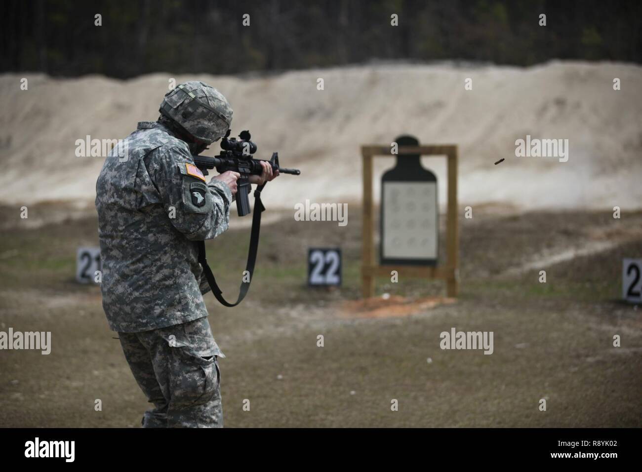 U.S. Army Sgt. First Class Milton Murray, assigned to 982D Combat ...