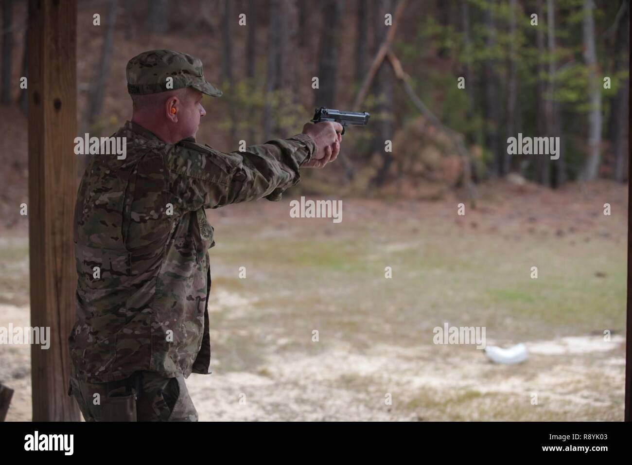 U.S. Army Command Sgt. Maj. Brian Oscarson, 359th TTSB Brigade Sargeant ...