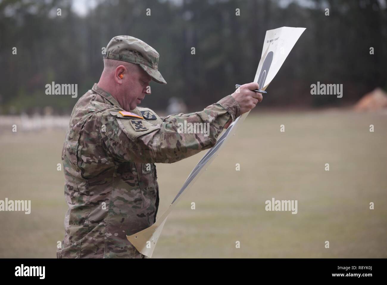 U.S. Army Command Sgt. Maj. Brian Oscarson, 359th TTSB Brigade Sargeant ...
