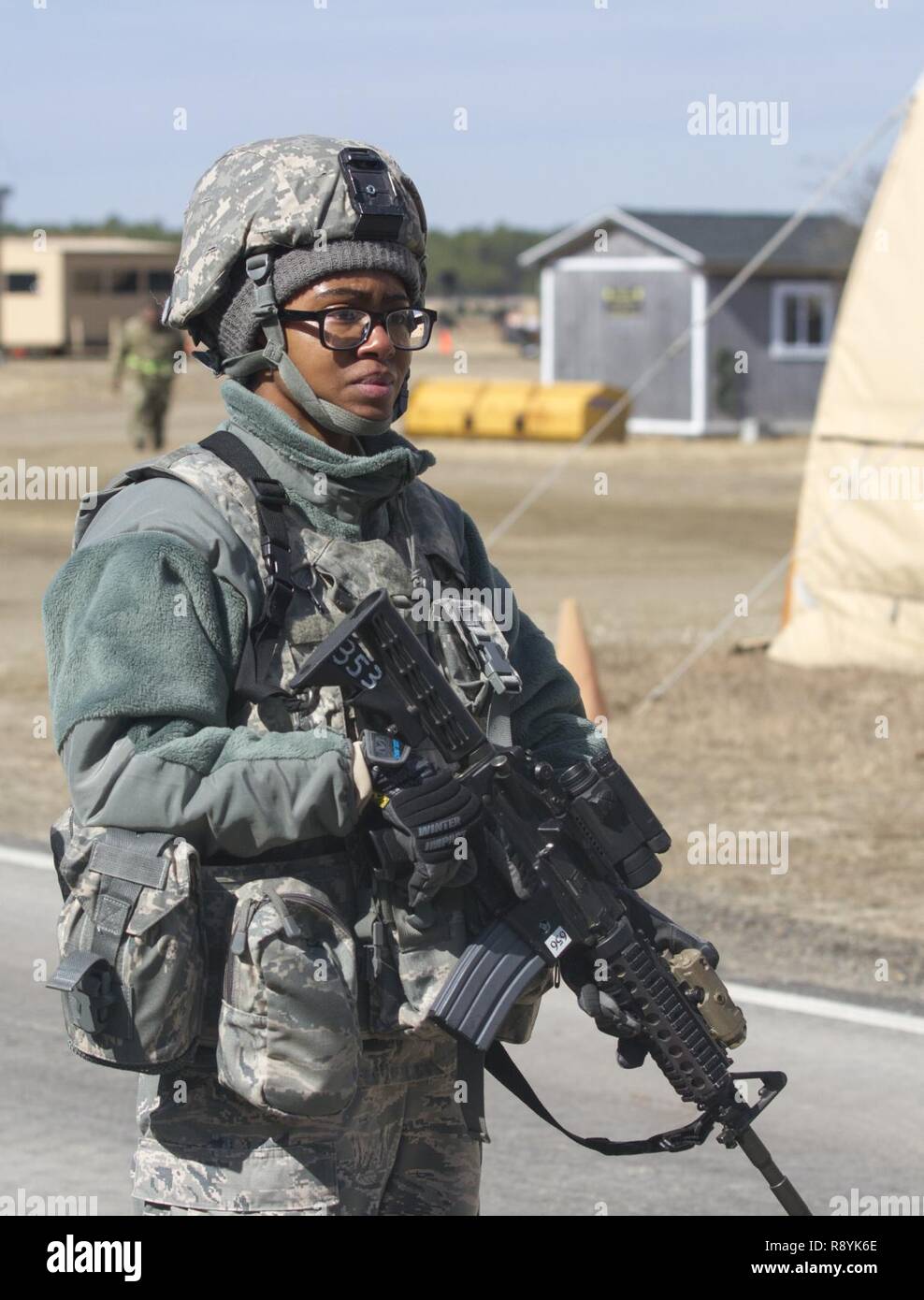 Airman 1st Class Taquasia L. Fludd, assigned to the 321st Contingency ...