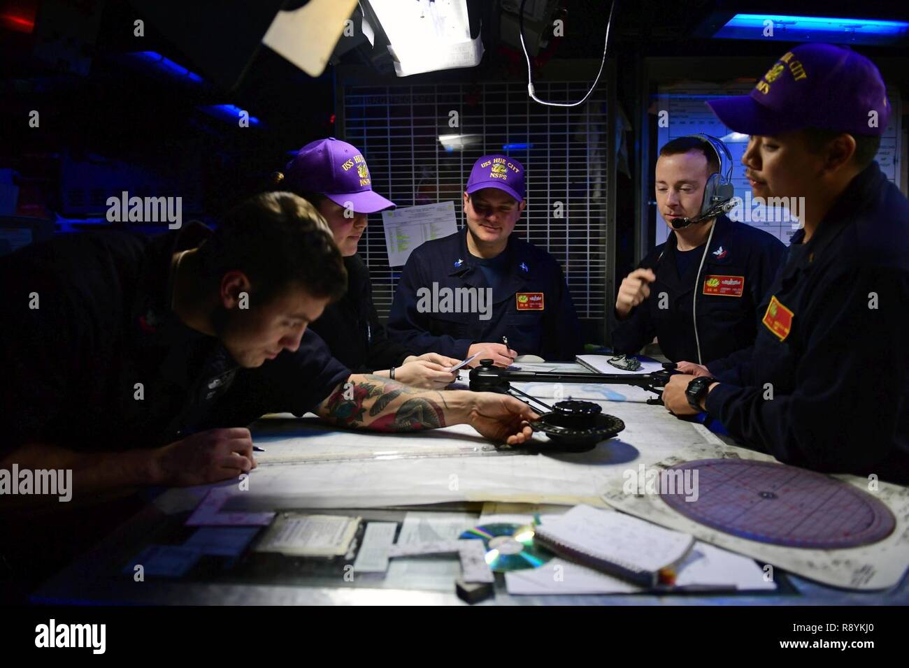 WESTERN MEDITERRANEAN (March 13, 2017) Sailors participate in Naval ...