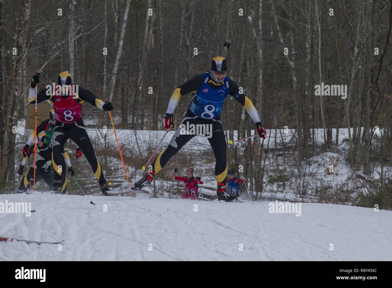 U.S. Army Pfc. Zach Drayna, left, and Lt. Col. Paul Peterson, right ...