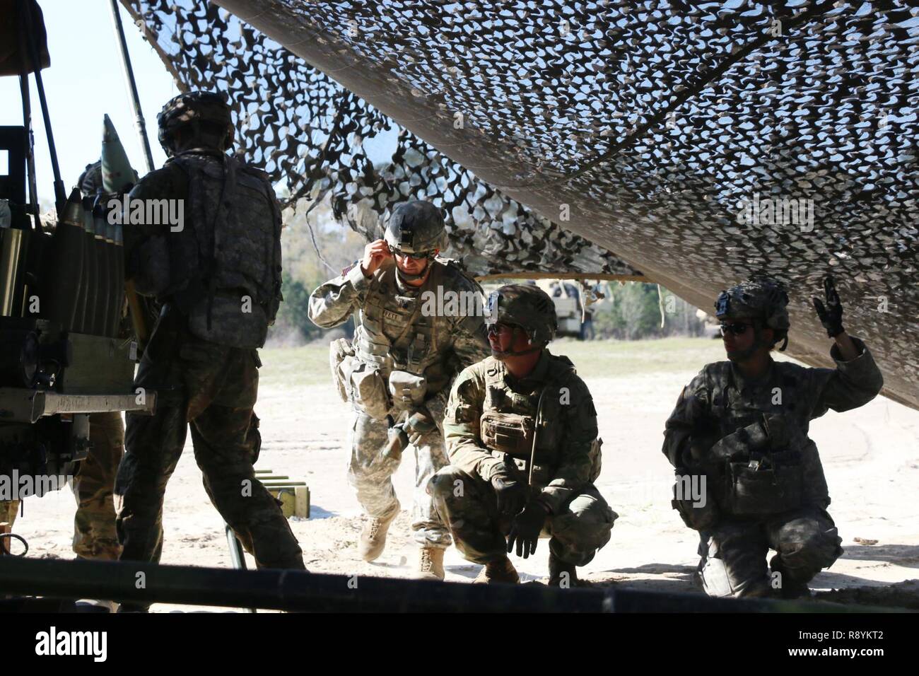 Col. James K. Dooghan (center-left), commander of 2nd Infantry Brigade ...