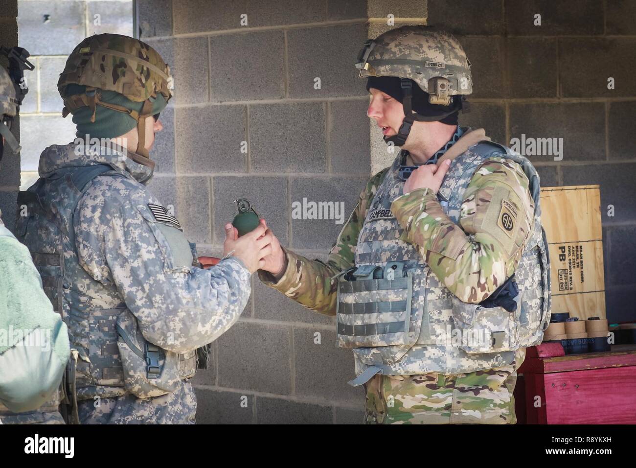 Soldiers assigned to 122nd Aviation Support Battalion, 82nd Combat ...