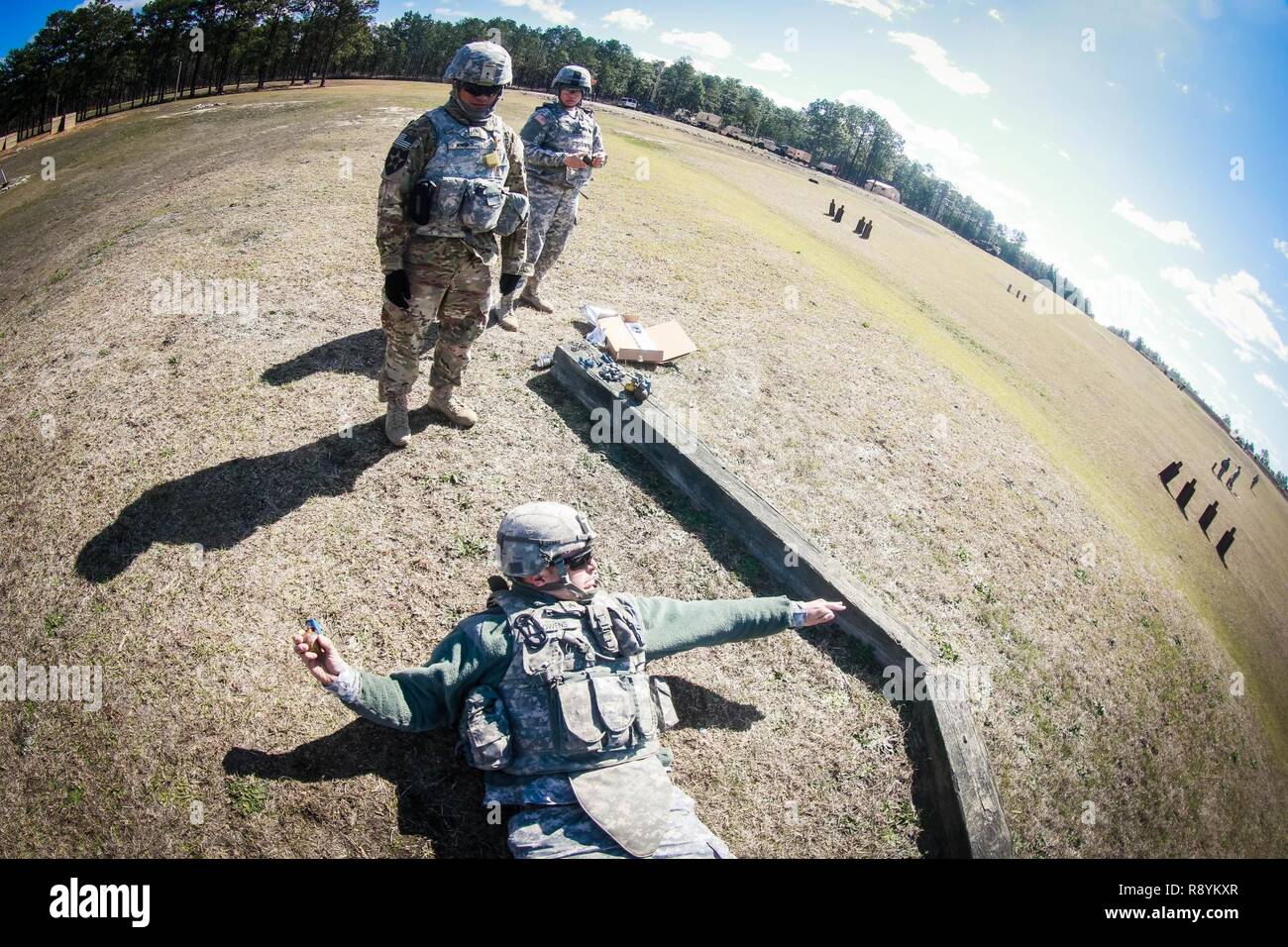 Soldier prone position hi-res stock photography and images - Alamy
