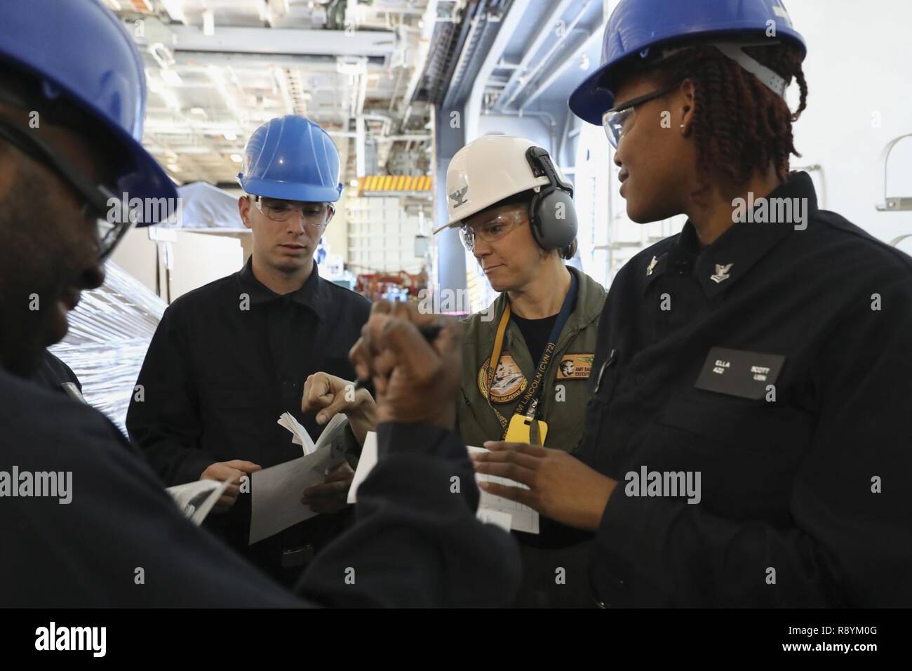 Capt. Amy Bauernschmidt, executive officer, USS Abraham Lincoln (CVN 72 ...