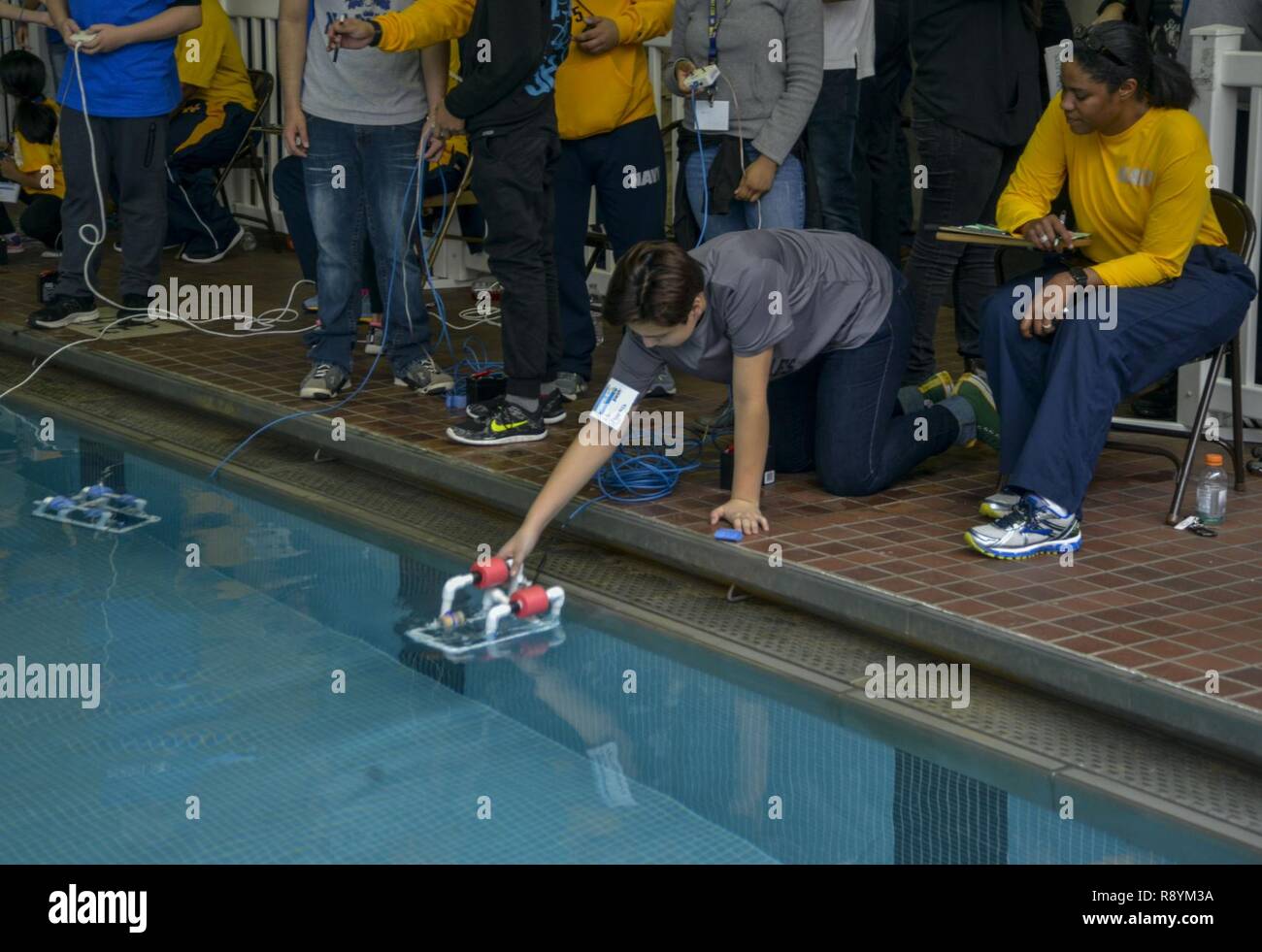 Recruit training command naval station great lakes hi-res stock ...