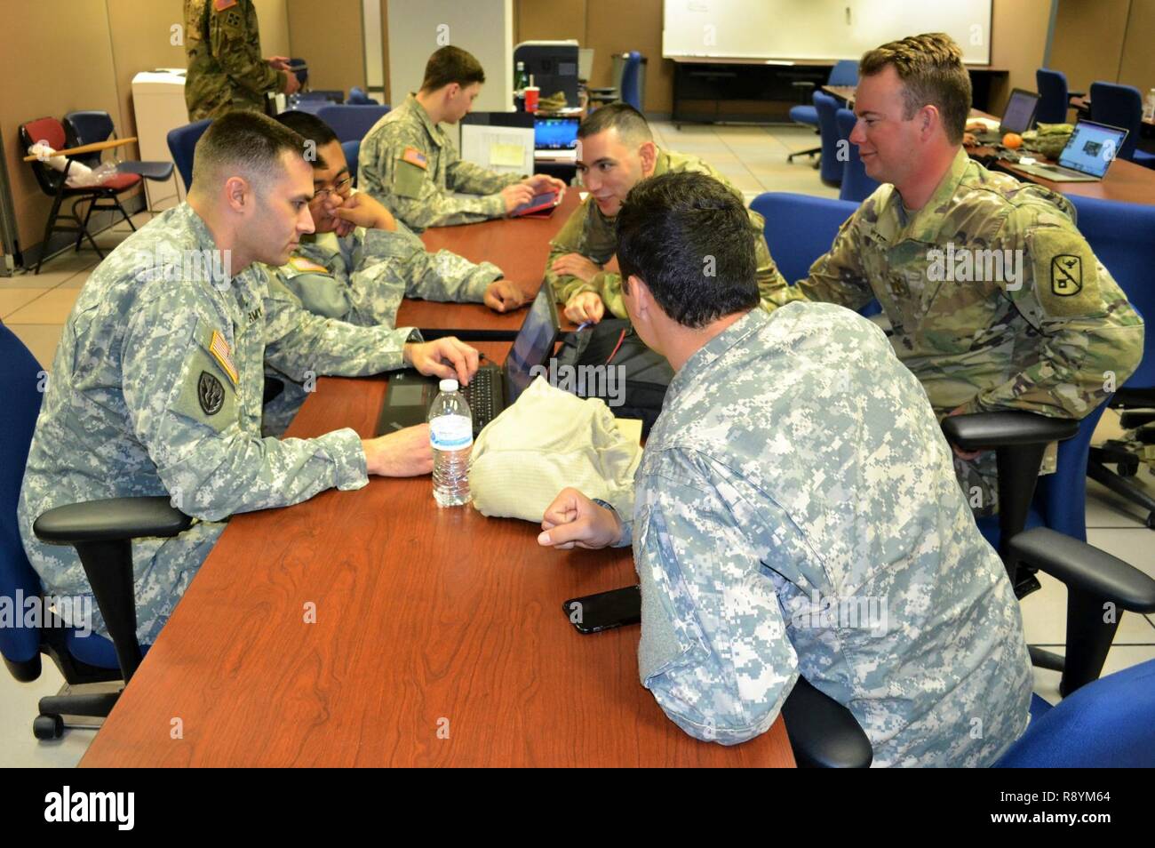 Capt. Andrew Adams, 469th Combat Sustainment Support Battalion officer ...