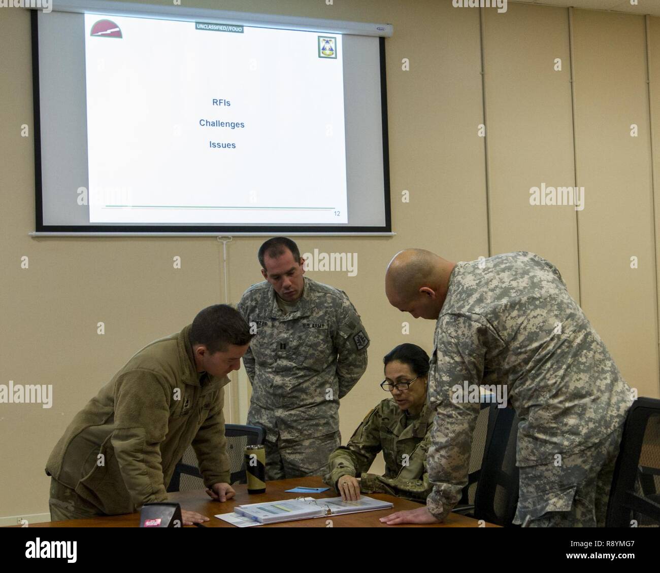 U.S. Army Reserve Soldiers Cpt. Stephen J. Ginter and Sgt. First Class ...