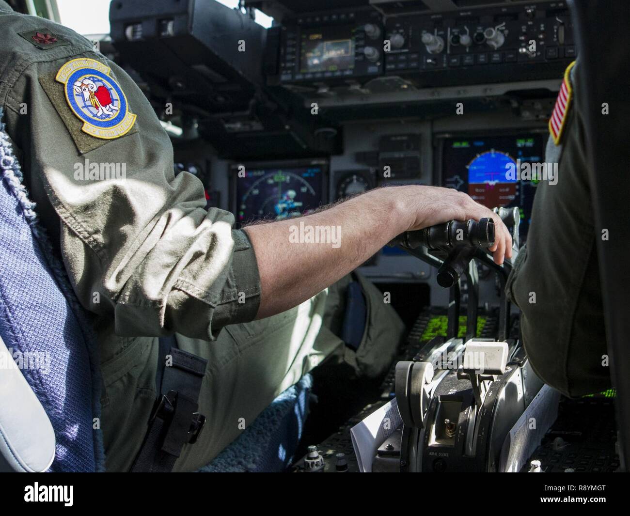 U.S. Air Force Reserve Maj. Kevin Shaffer, aircraft commander assigned ...