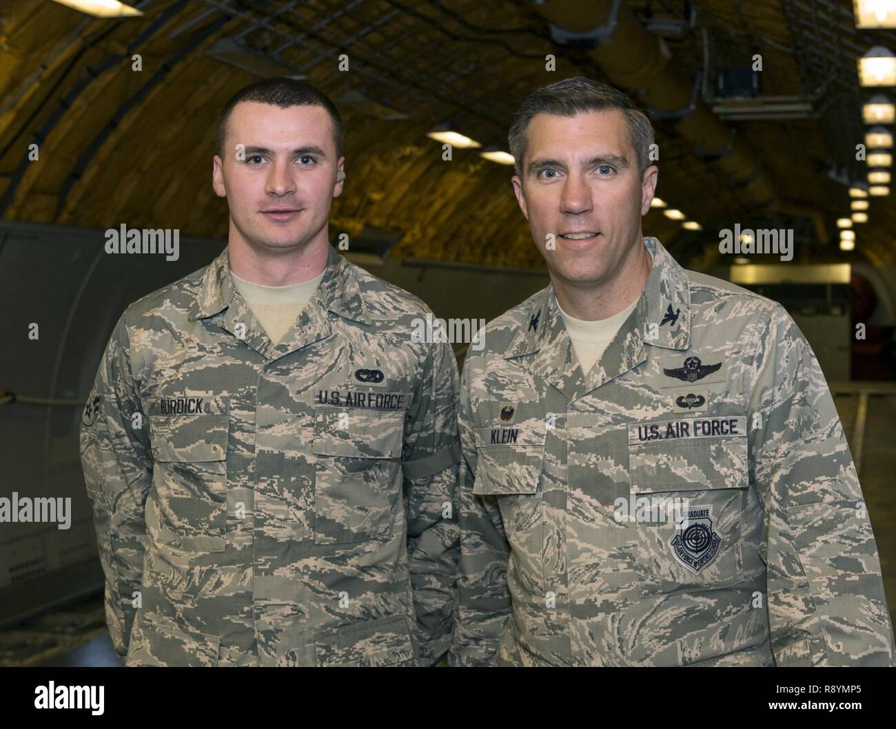 U.S. Air Force Airman 1st Class Mark Burdick, 60th Aerial Port Squadron ...