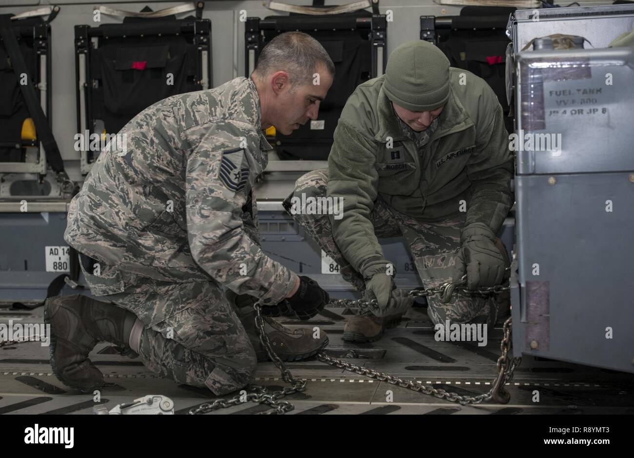 (From left) Master Sgt. Frank Lopez, 5th Logistics Readiness Squadron ...