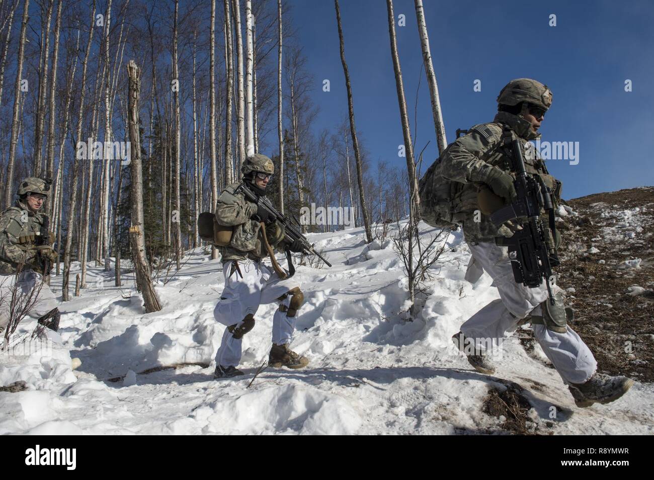 Paratroopers assigned to Apache Company, 1st Battalion, 501st Parachute ...