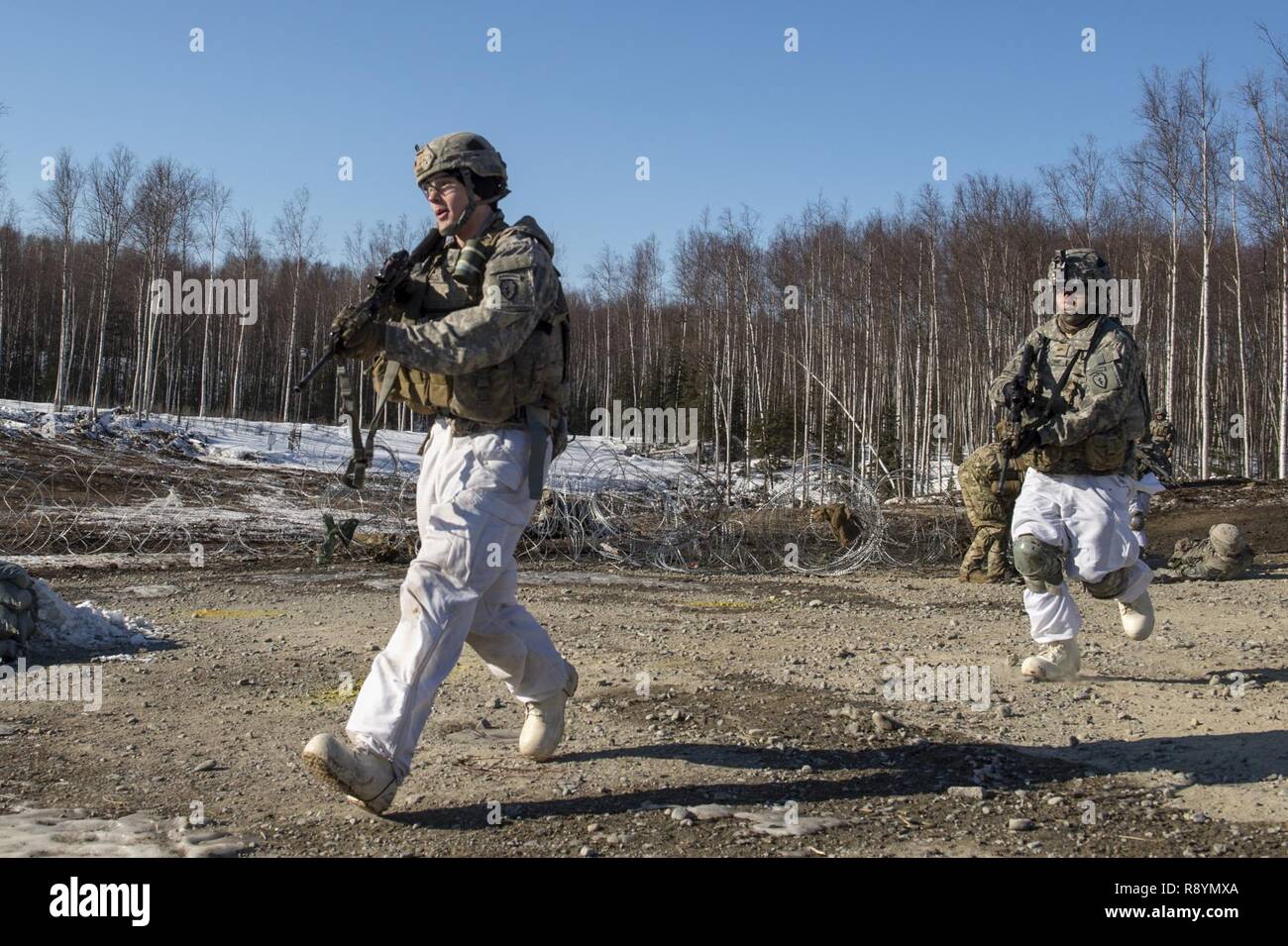 Paratroopers assigned to Apache Company, 1st Battalion, 501st Parachute ...