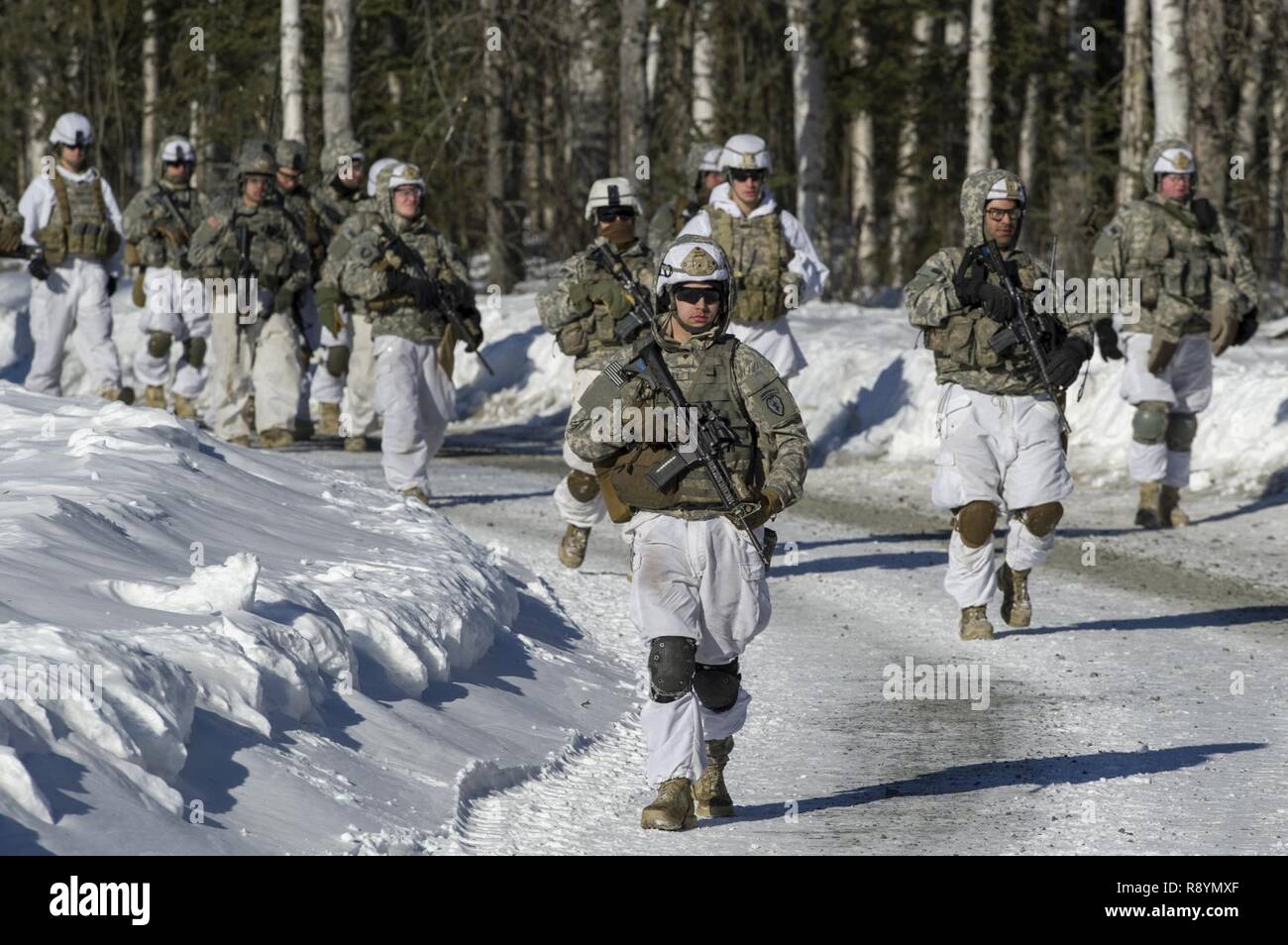 Paratroopers assigned to Apache Company, 1st Battalion, 501st Parachute ...