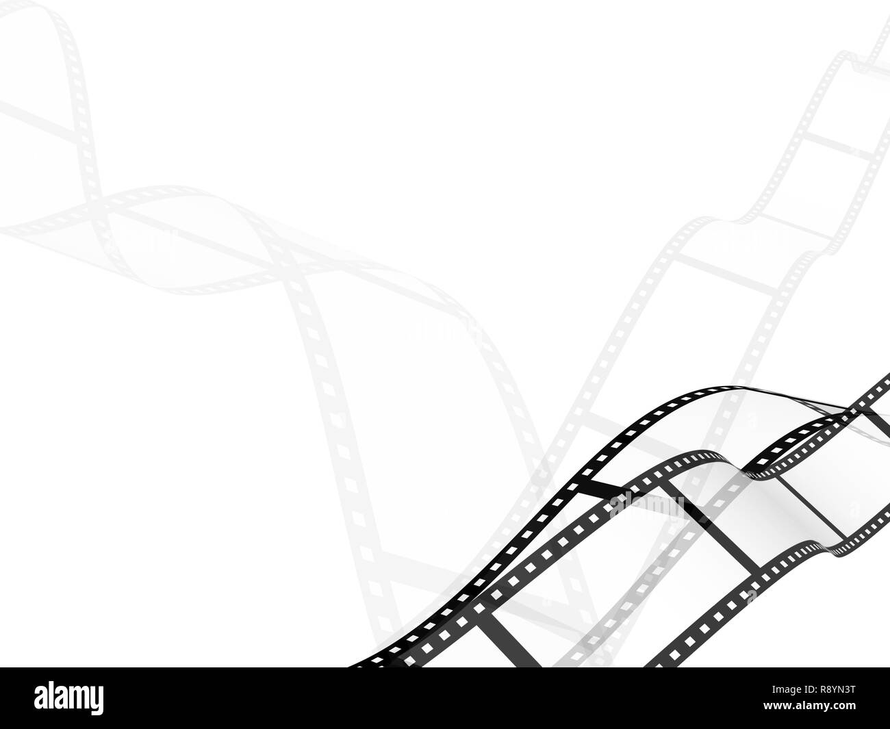 Background - 3d abstract photographic film Stock Photo - Alamy