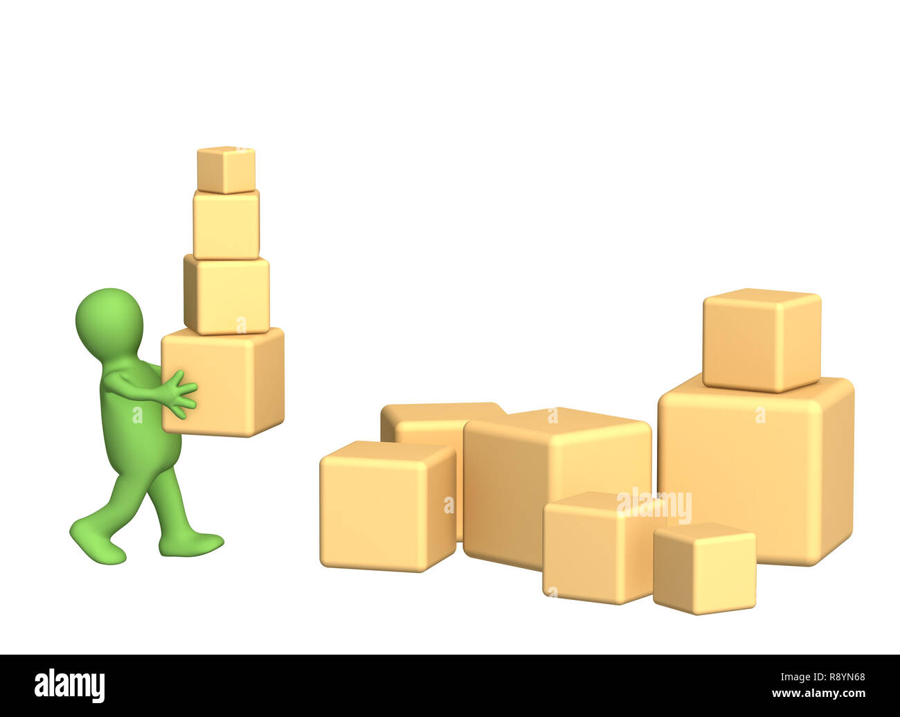 People Moving Boxes Gif