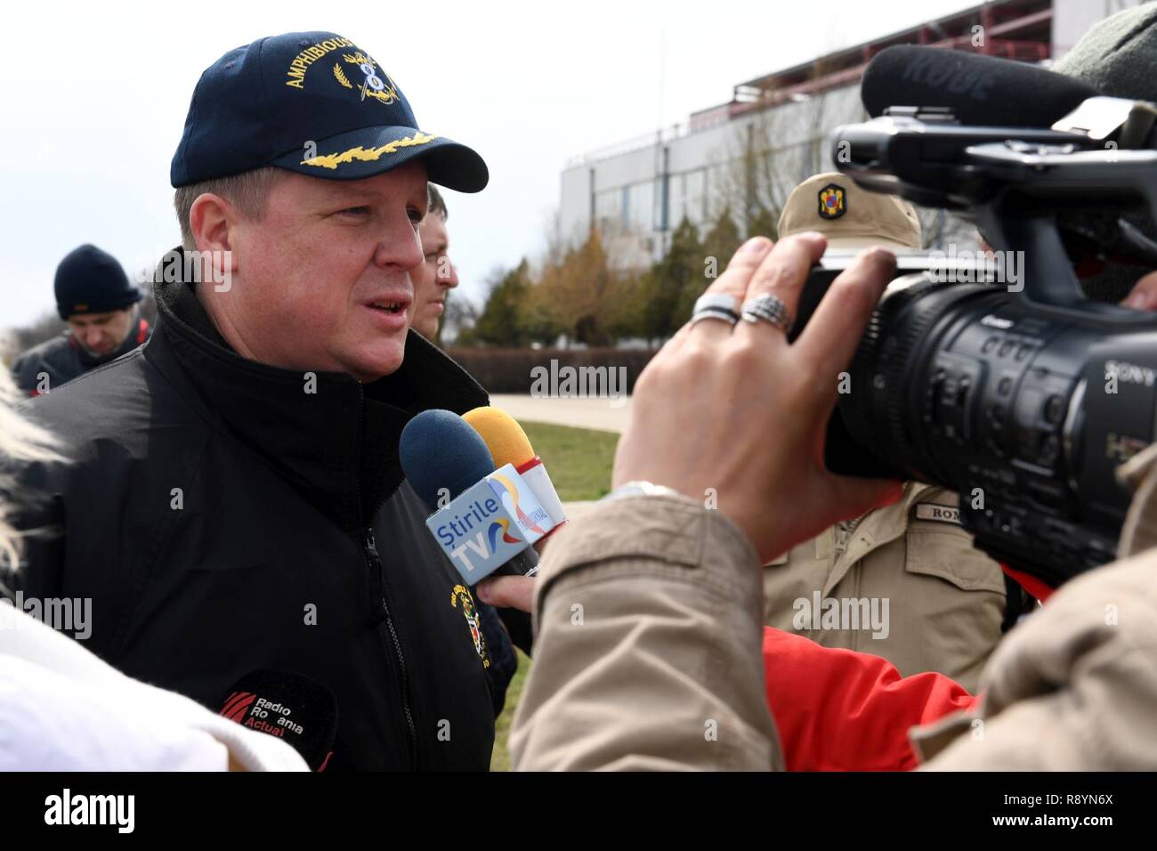 CAPUL MIDIA, Romania (March 18, 2017) Capt. Larry LeGree, commodore ...