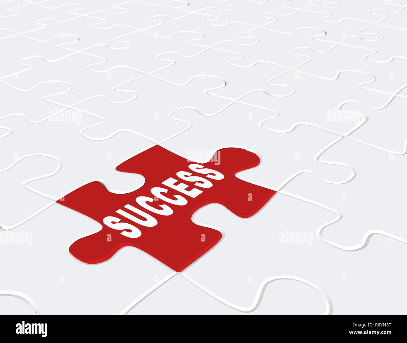 Success. Abstract background from parts 3d puzzle Stock Photo - Alamy