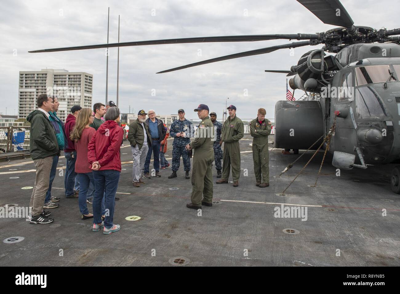 CHARLESTON, S.C. (Mar. 18, 2017) Sailors give tours of amphibious dock ...