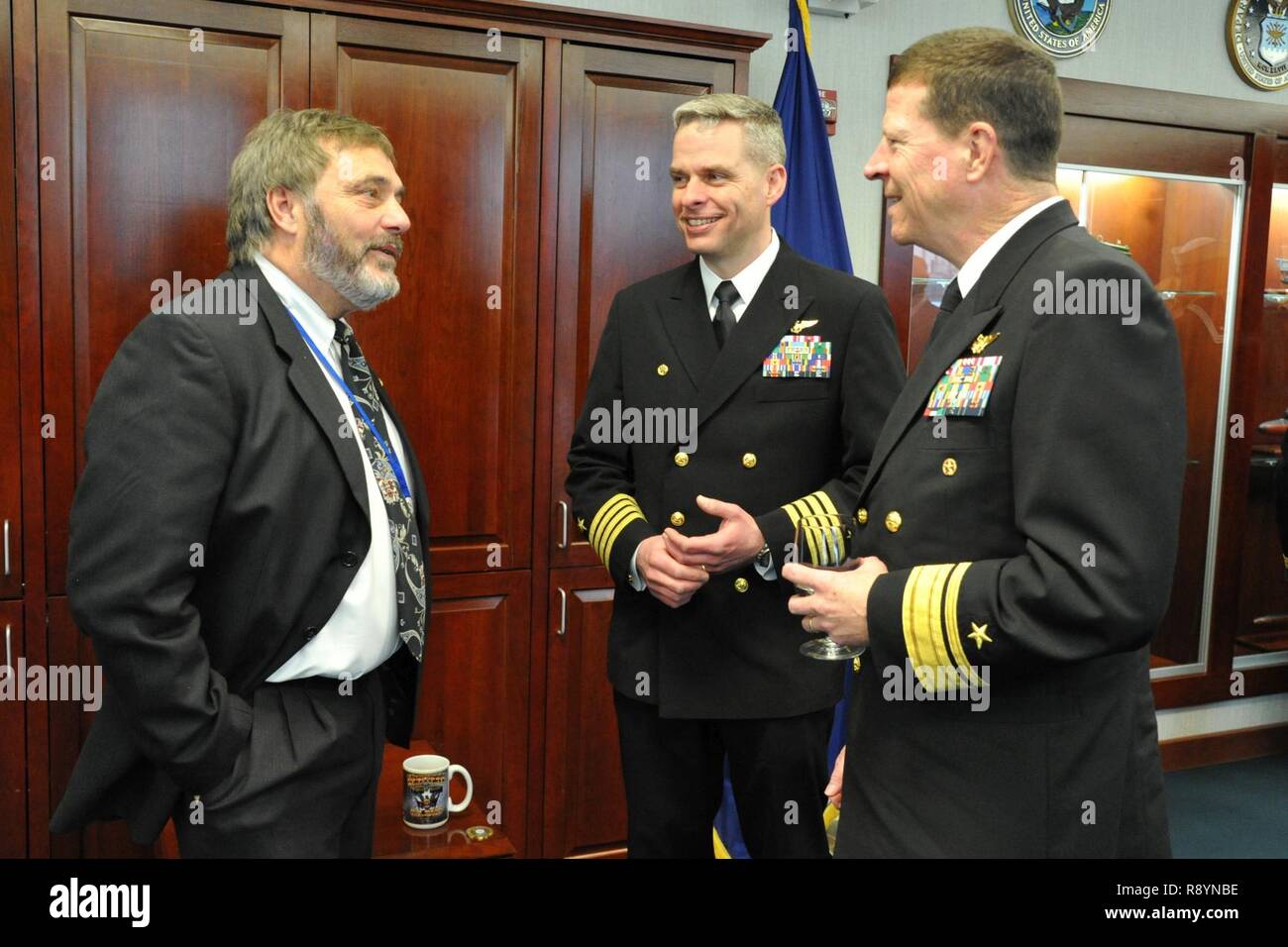 GREAT LAKES, Ill. (March 17, 2017) Dan Robinson, a Gold Star father ...