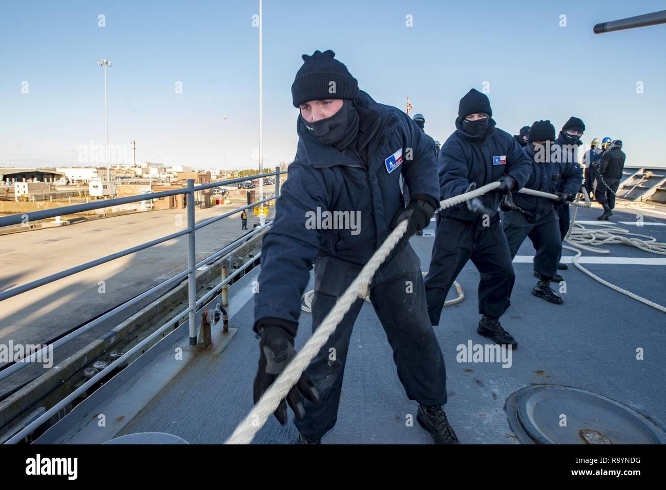 NORFOLK, Va. (March 15, 2017)—Seaman Derrick McDaniels, from Hickory, N ...