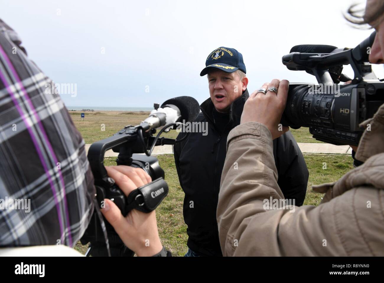 CAPUL MIDIA, Romania (March 18, 2017) Capt. Larry LeGree, commodore ...