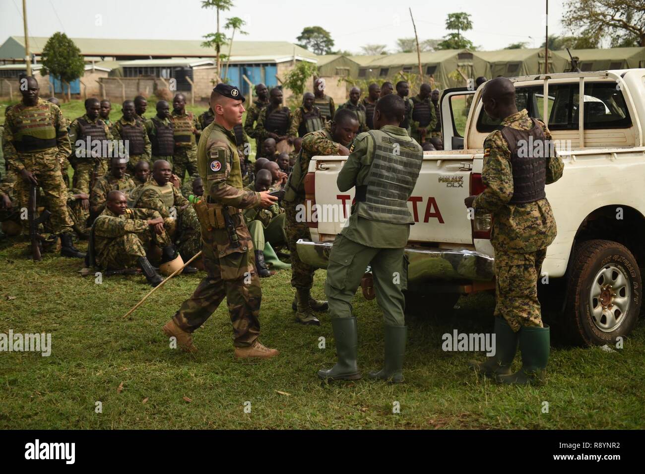 Uganda People’s Defense Force (UPDF), Ugandan Battle Group 22 soldiers ...