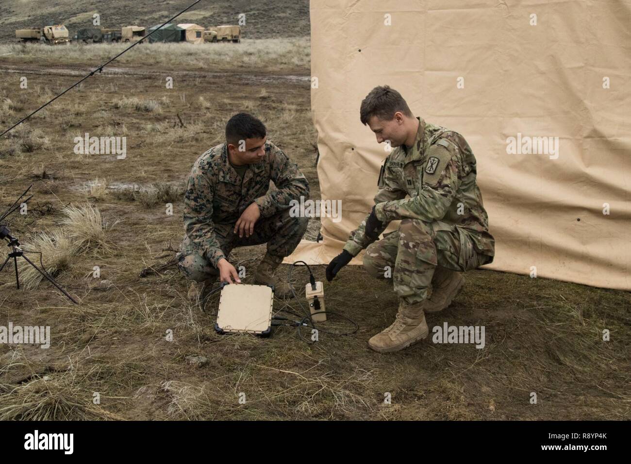 Marine Lance Cpl. Gregory Guseilarizo of 5-11 Marine Regiment, 1st ...