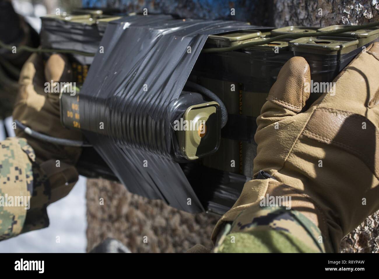 U.S. Marine Corps Cpl. Colton Nelson, combat engineer, Bravo Company ...