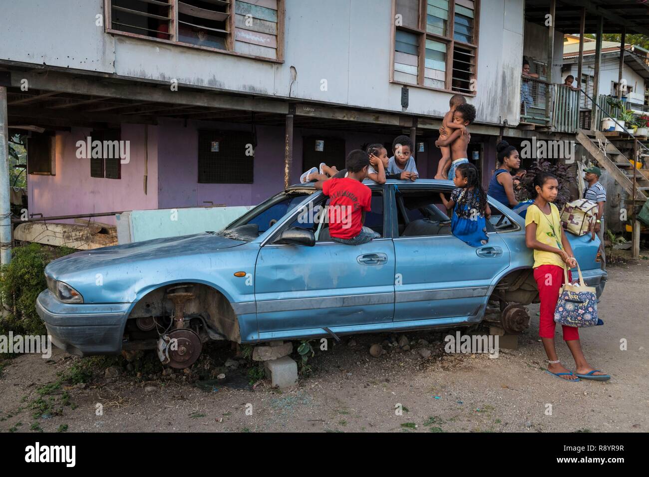 Papua-New-Guinea, National Capital District, Port Moresby, Hanuabada ...