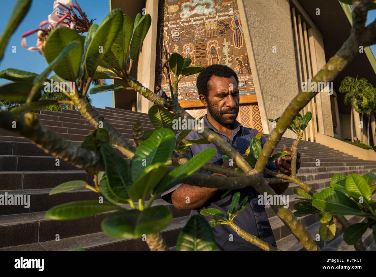 Papua-New-Guinea, Gulf Papua area, National Capital District area, Port ...