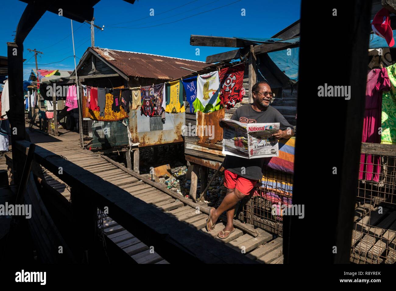 Hanuabada port moresby papua new hi-res stock photography and images ...