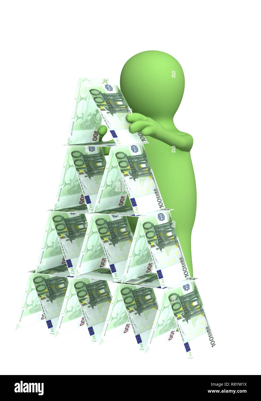 Pyramid of money hi-res stock photography and images - Alamy