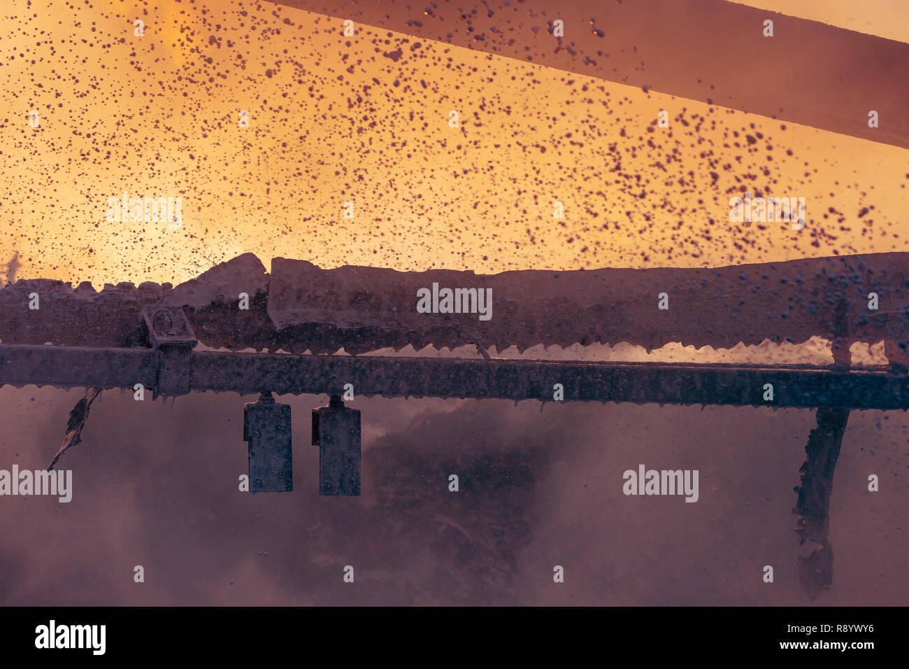 Barn fire being attended to by Fire Crew. Cumbria, UK Stock Photo - Alamy